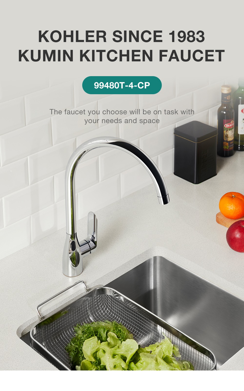 Jual KOHLER Kumin Keran / Kran Dapur Cuci Piring / Kitchen Faucet Tube ...