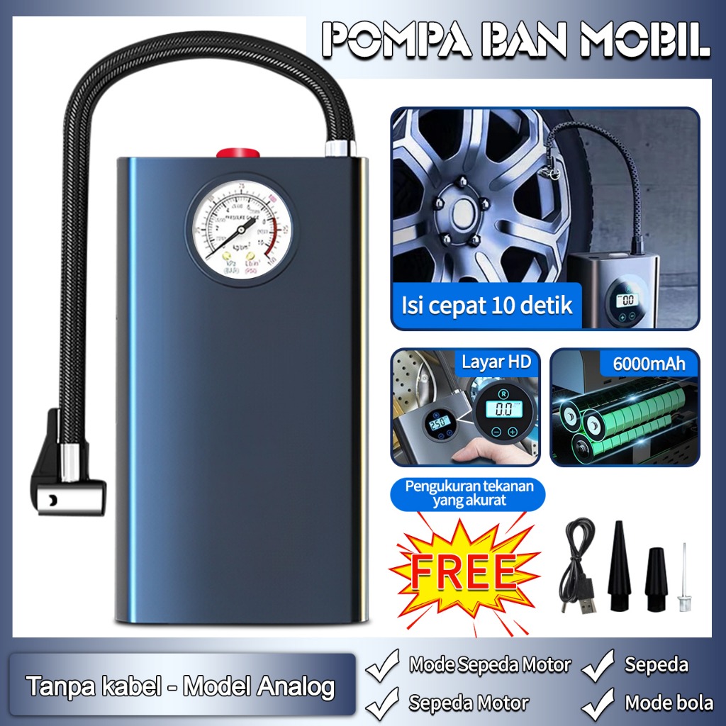 Jual Pompa Ban Mobil Eletrik Pompa Ban Mobil dan Motor Listrik Portabel ...