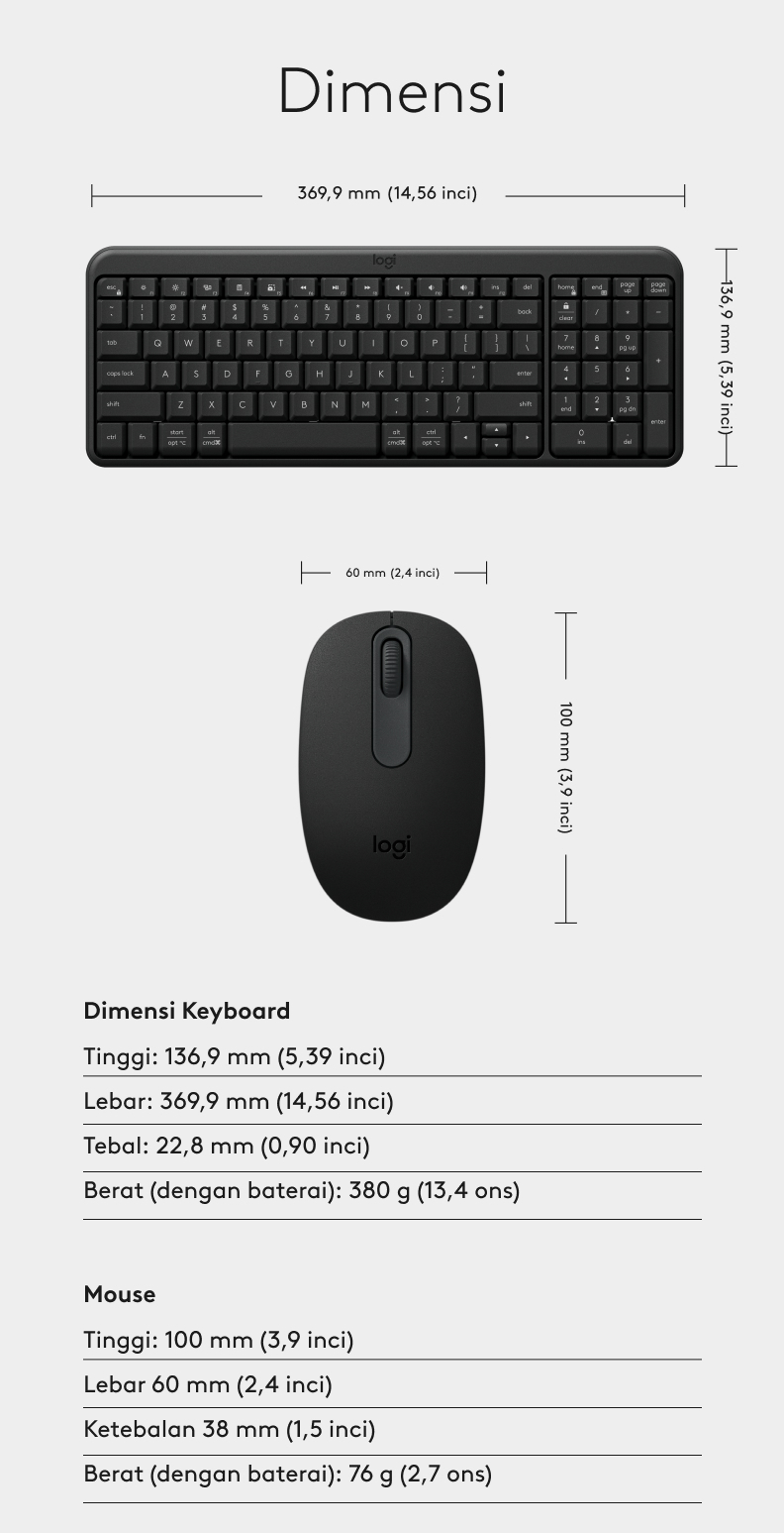 Jual Logitech MK251 Combo Mouse dan Keyboard Nirkabel Bluetooth ...