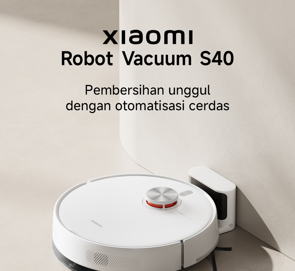 Jual Xiaomi Robot Vacuum S40 Series | Pro series with 15,000Pa suction & dual extended arms ...