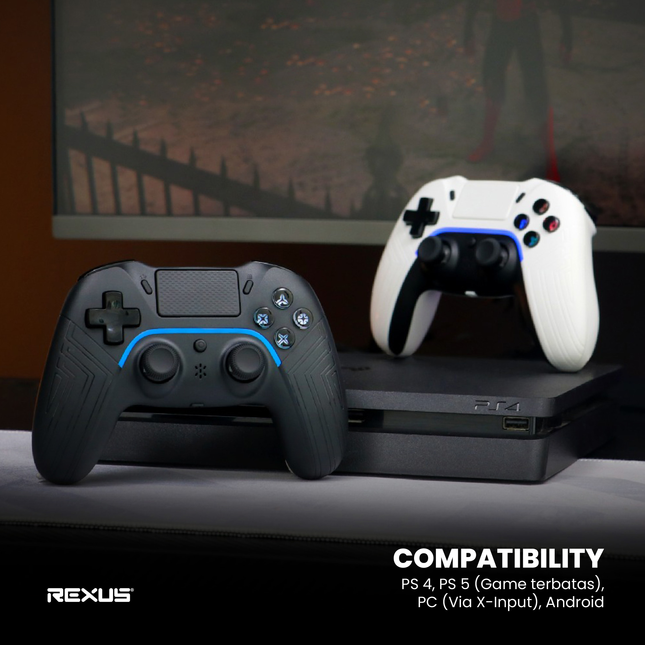 Jual Rexus Gamepad Bluetooth Gladius GX300 | Shopee Indonesia