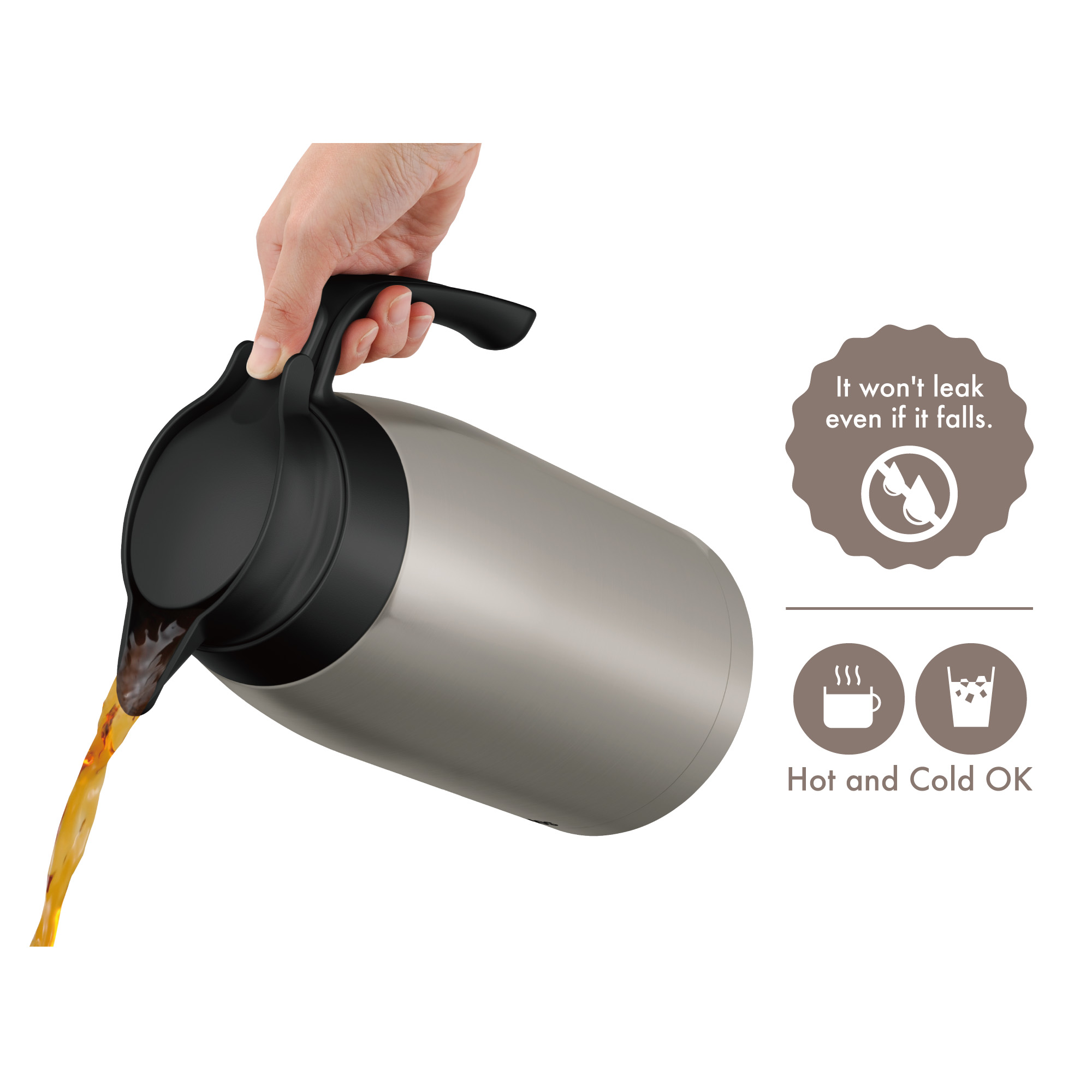 Jual Thermos Vacuum Insulated Carafe 1500 - 2000ml | Shopee Indonesia