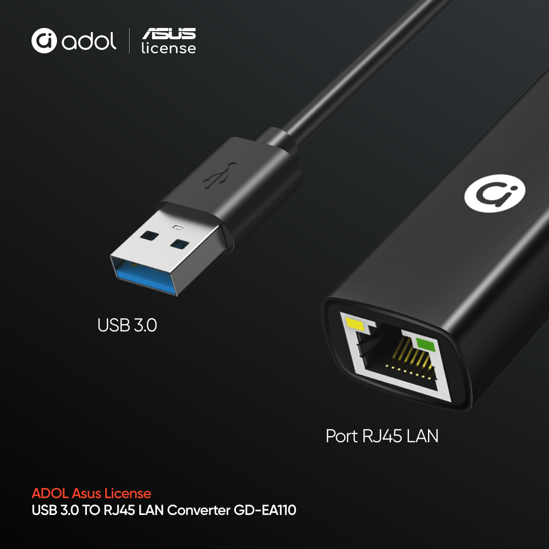 Jual USB 3.0 to RJ45 LAN Converter 1000Mbps | Gigabit Ethernet Adapter ...