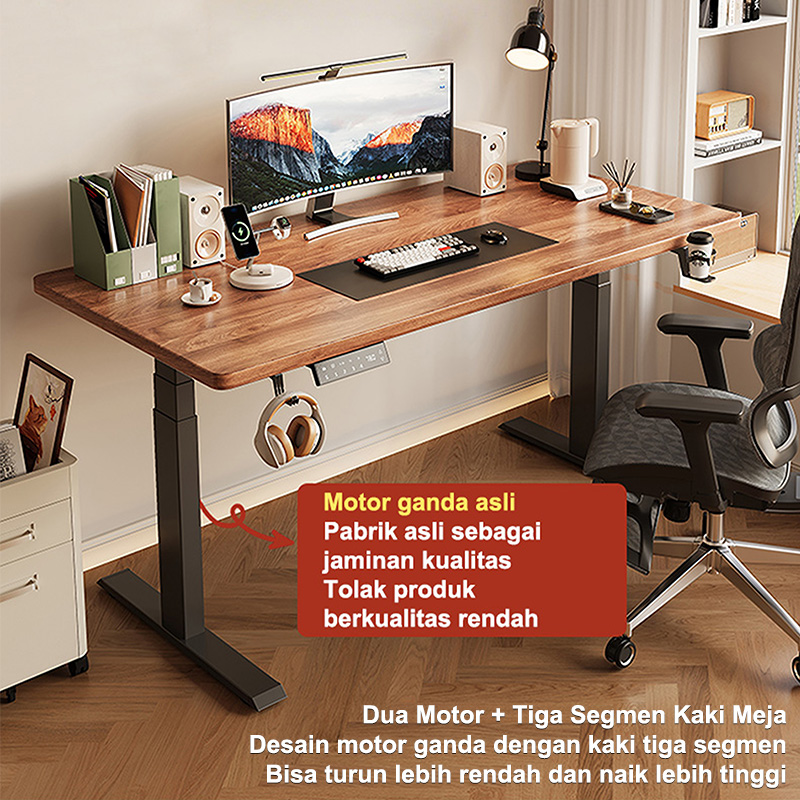 Jual Meja angkat pintar otomatis penuh, meja komputer dengan pengangkat ...