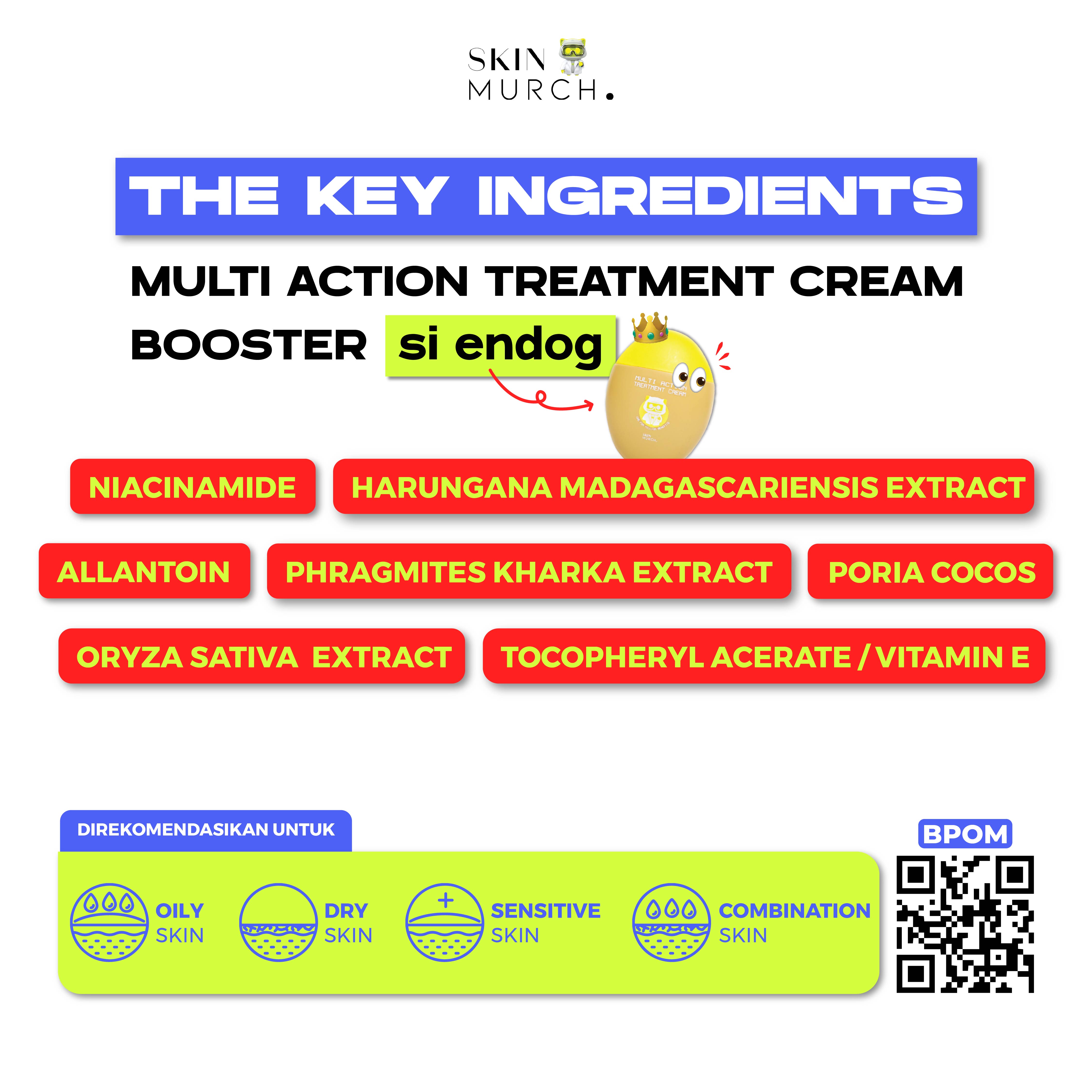 Jual SKINMURCH Multi Action Treatment Cream Booster 40ml + Boosting ...