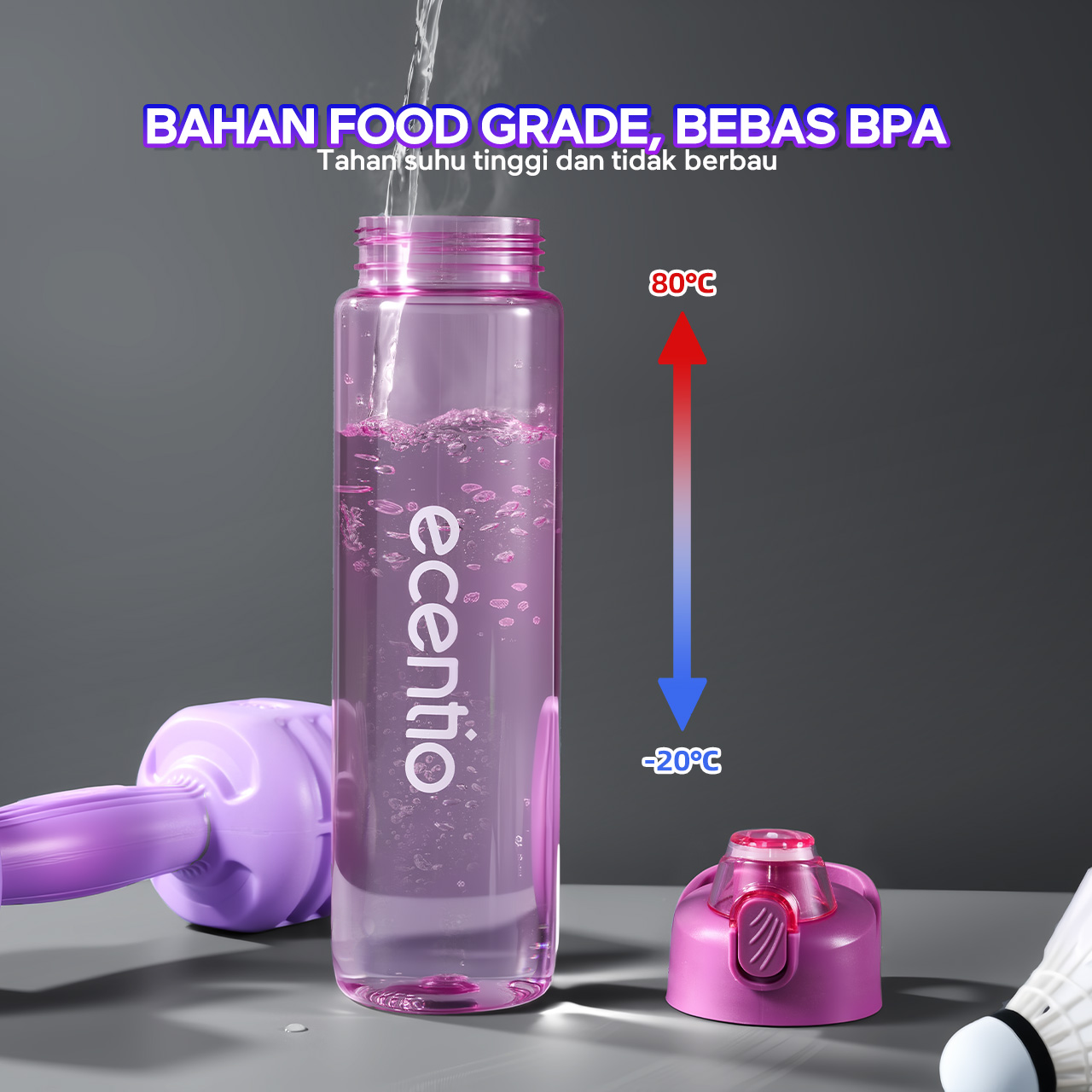 Jual [EaseGo Series]ecentio botol minum 1000ml Portable Botol air Anak ...