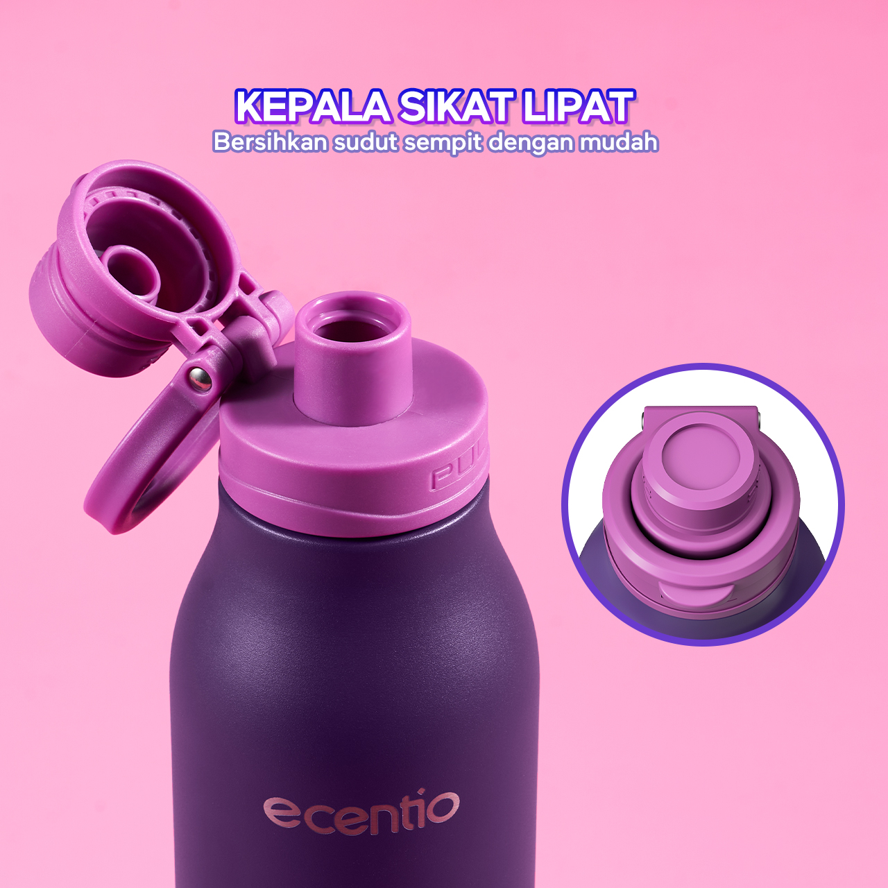 Jual 【Outdoor Paket】ecentio tumbler Stainless Vacuum 800ml/1L Outdoor ...