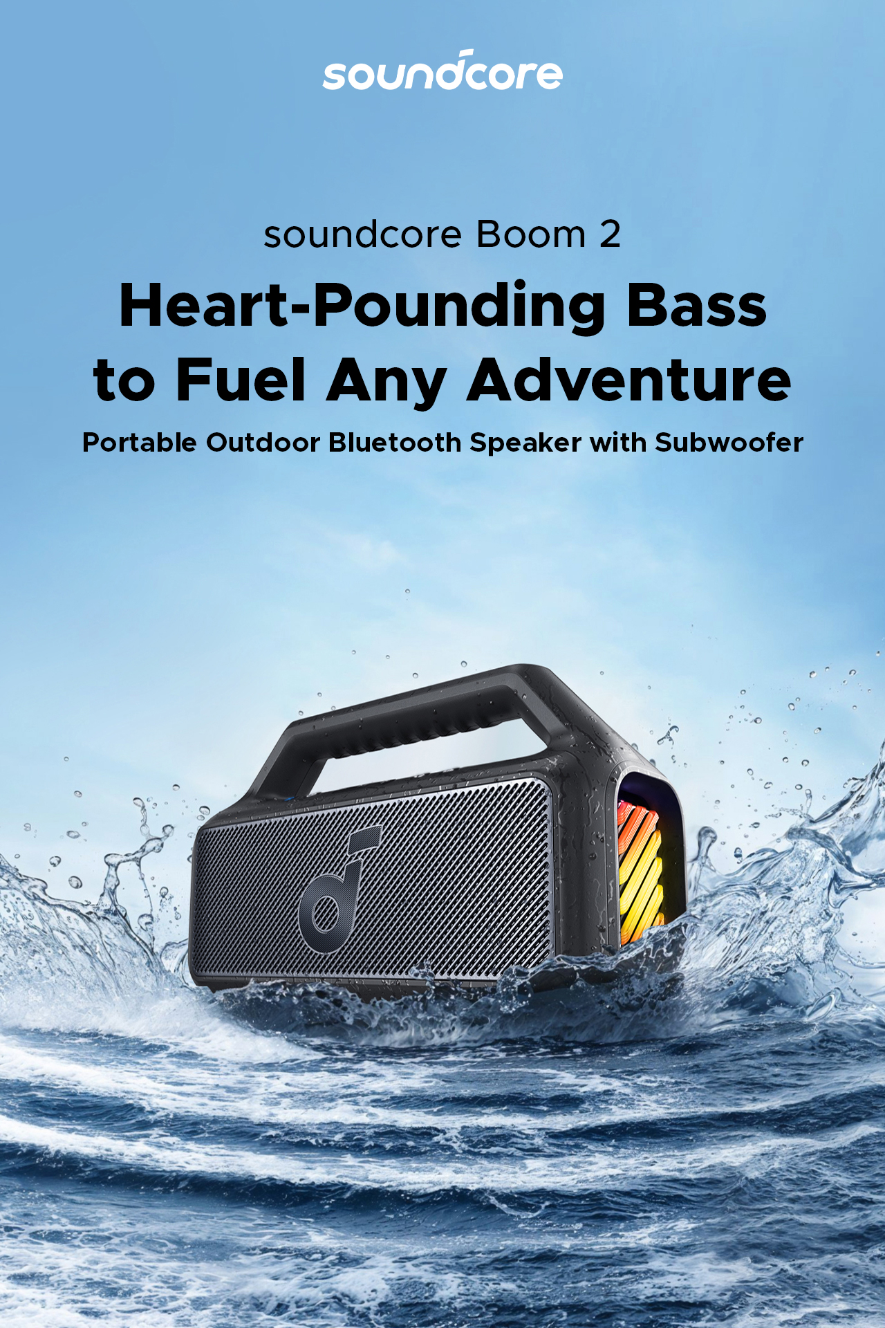 Jual Soundcore by Anker Boom 2 Outdoor Speaker, 80W, Subwoofer, BassUp ...