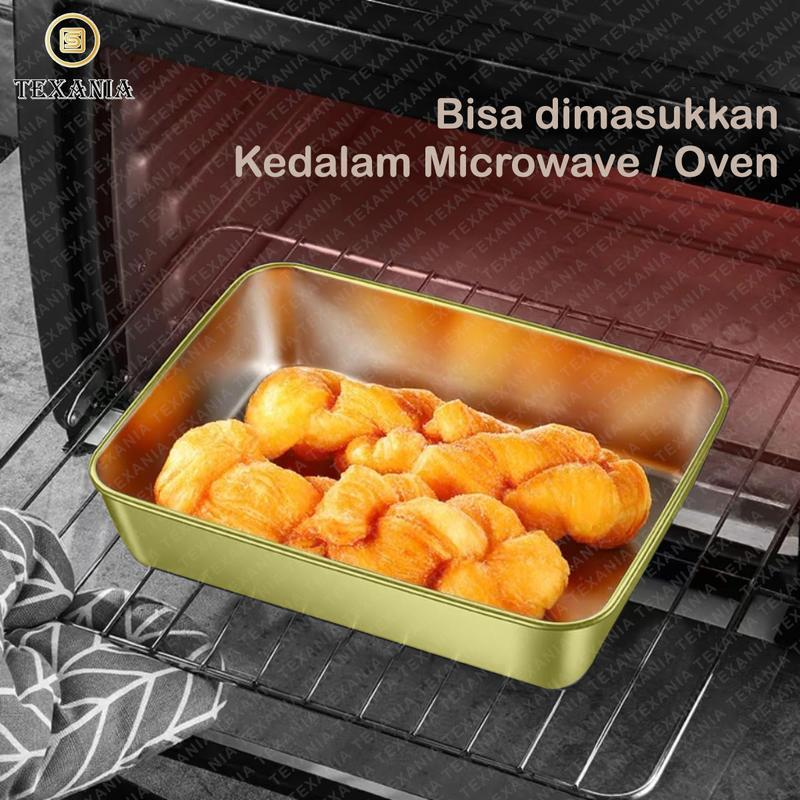Jual TEXANIA Isi 5pcs Food Box GOLD Stainless Steel - Food Container ...