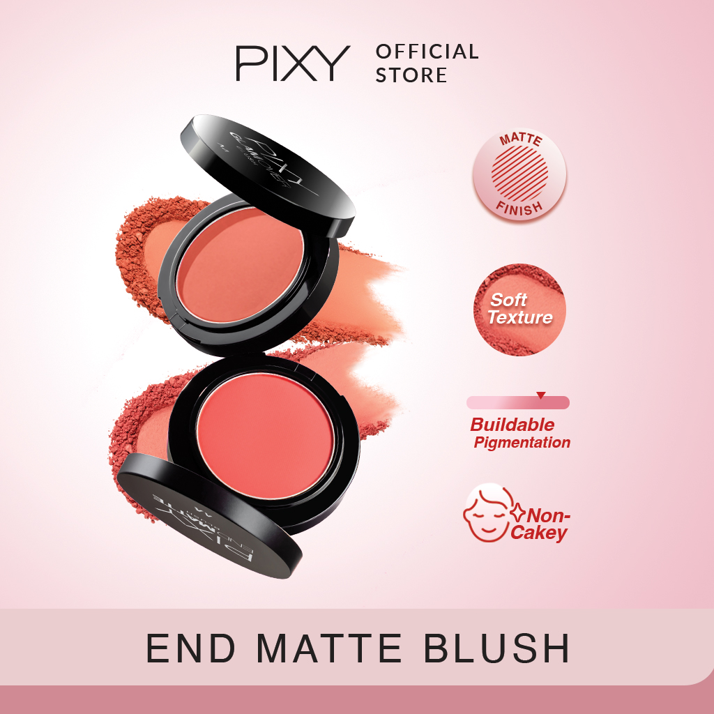 Jual Pixy End Matte Blush 4g/Blush On/Perona Pipi | Shopee Indonesia
