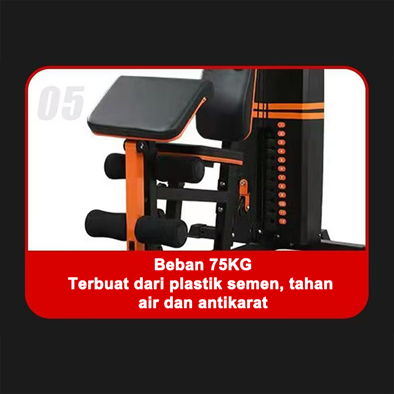 Jual Home Gym 1 Sisi Multigym Angkat Beban/Multigym Alat Fitnes/Gym angkat Beban/Dengan beban ...