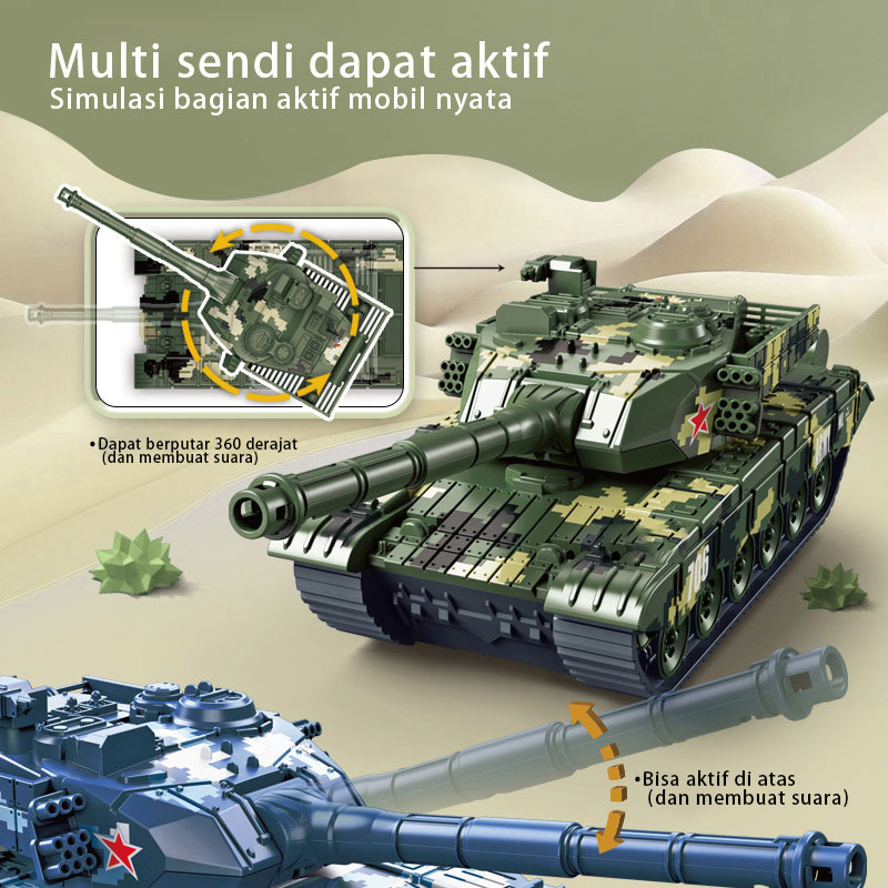 Jual PIKYO Mainan Diecast Militer Army Truck Roket Launcer Toys/Mainan ...