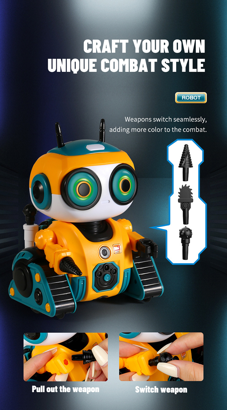 Jual Mainan Robot Remote Control Pintar Sensor Robot Elektrik ...