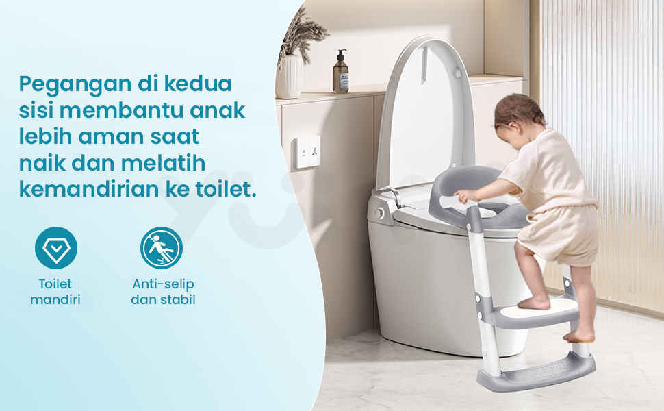 Jual Yuumi 3 in 1 Baby Potty Seat Toilet Training Anak Foldable - Potty ...