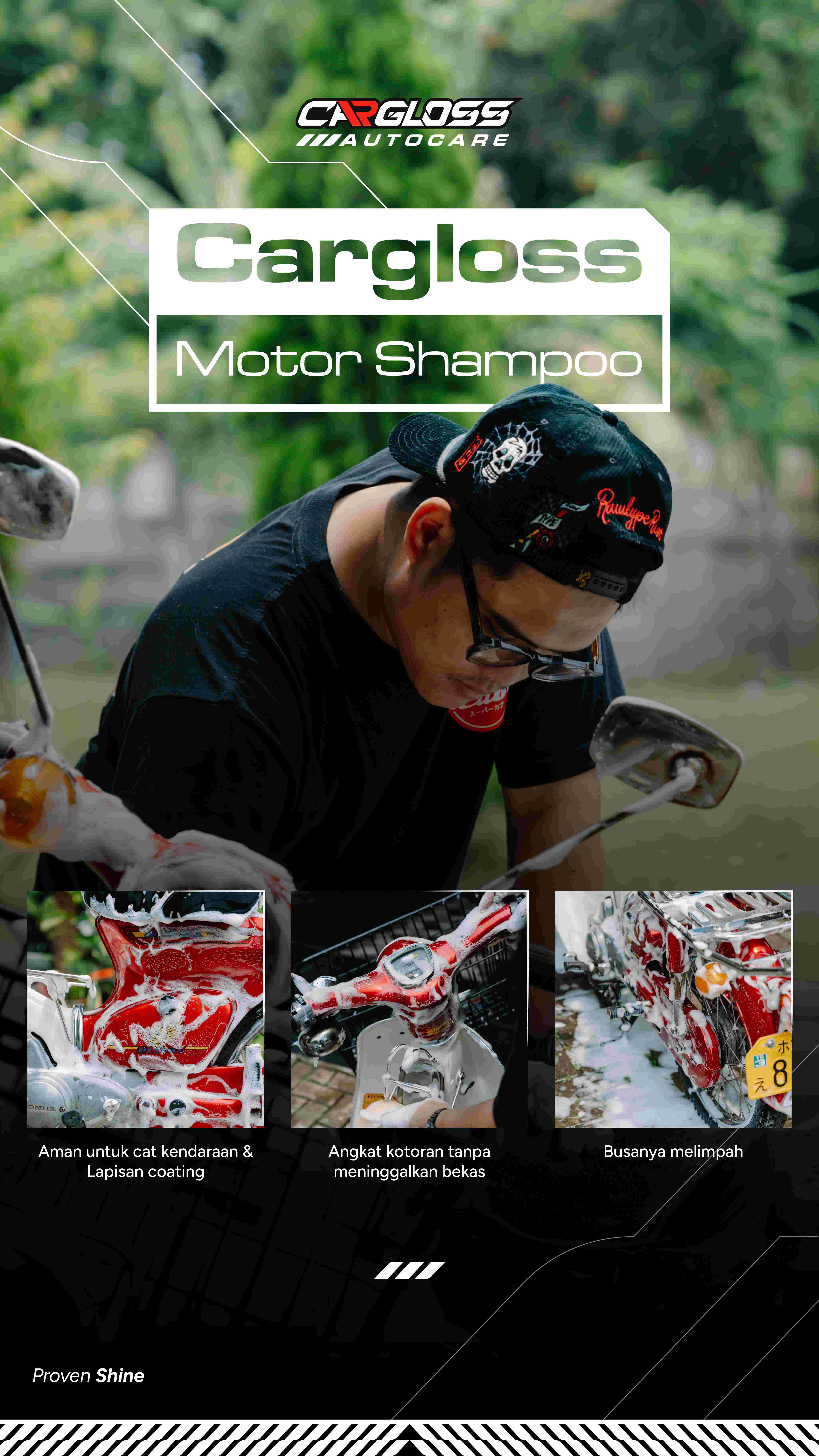 Jual Cargloss Motor Shampoo 1 Liter - Shampo Motor | Shopee Indonesia