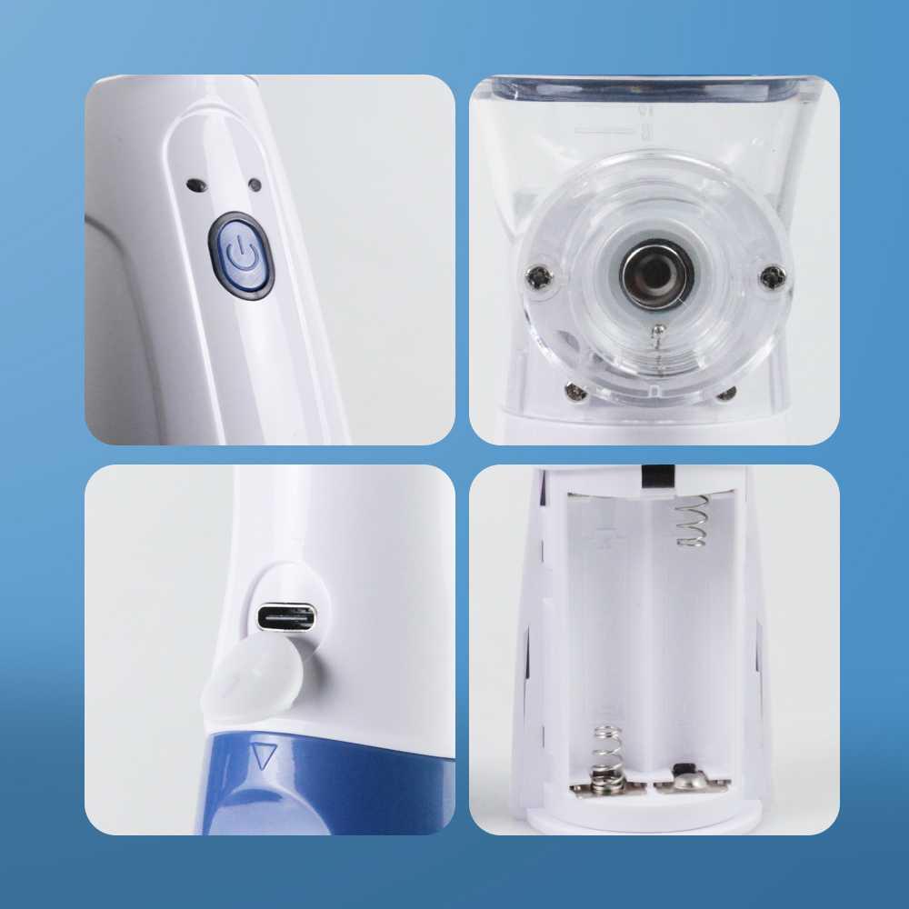 Jual TaffOmicron Alat Terapi Pernapasan Handheld Inhaler Nebulizer ...