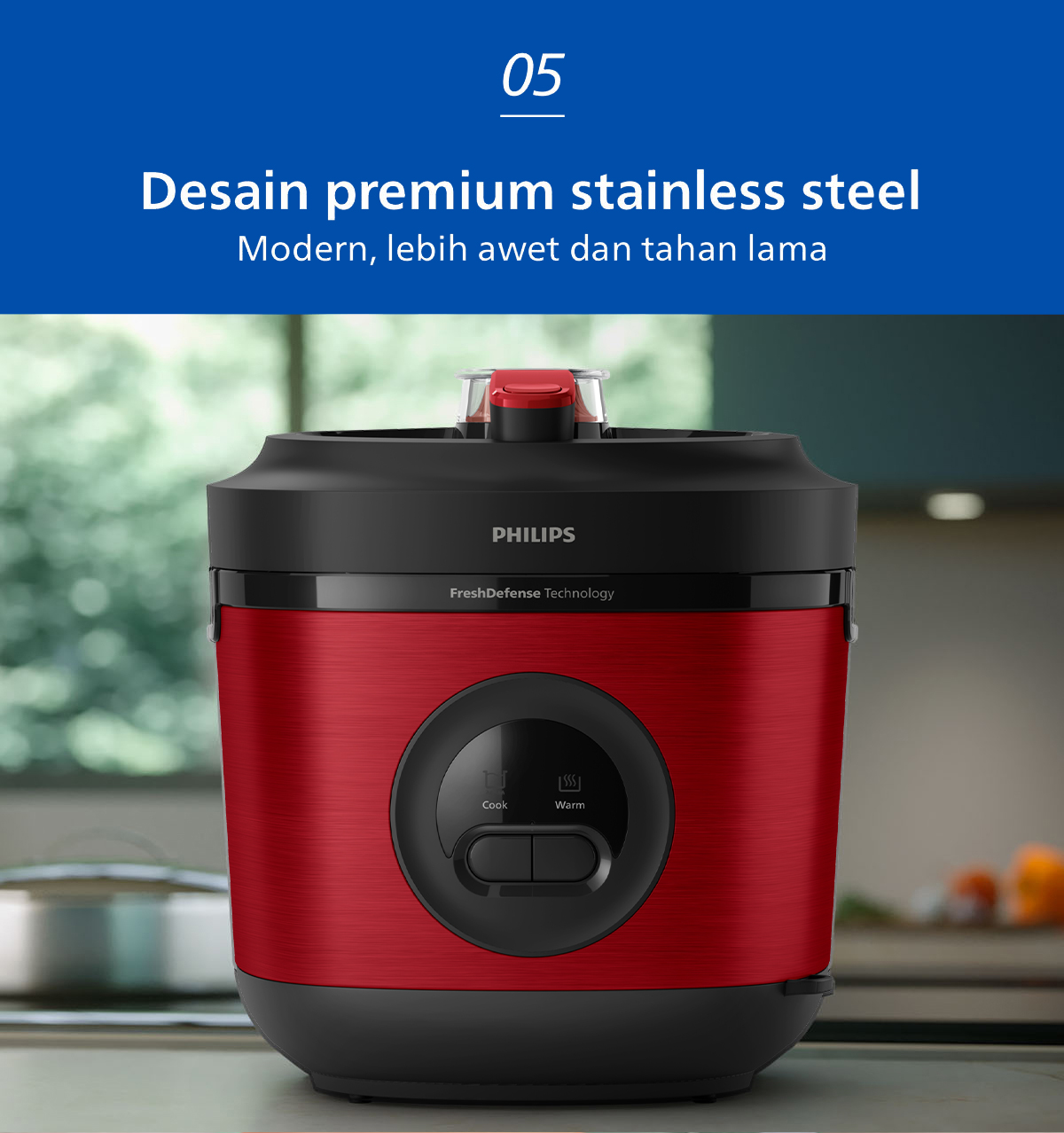 Jual Philips Rice Cooker Magicom 1.8 L - 3000 Premium Series HD3211/30 ...