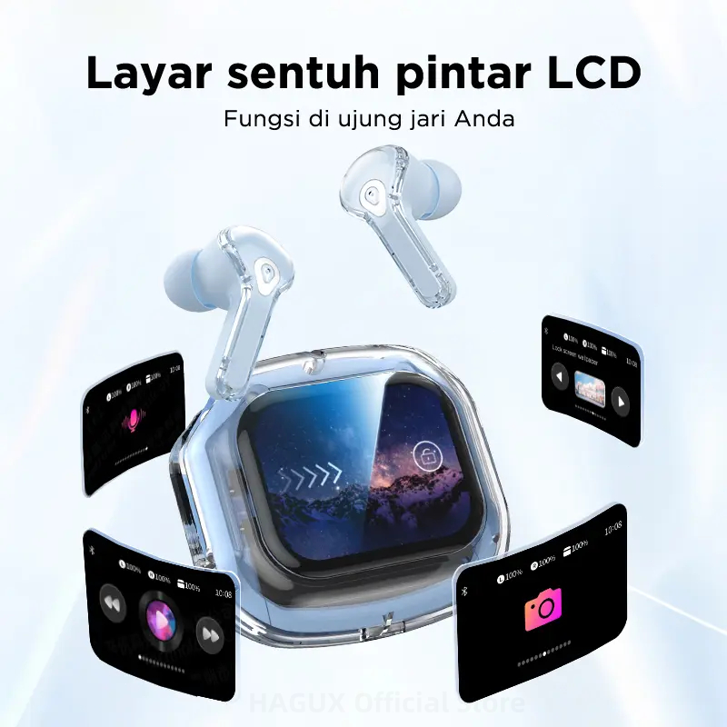 Jual ZNP XP16 Wireless Bluetooth Headset V6.0 in Ear Earphone TWS IPX5 ...