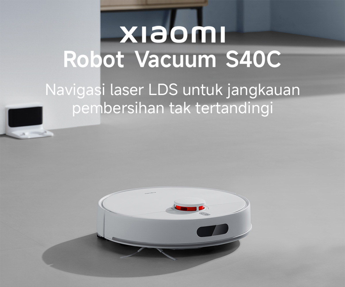 Jual Xiaomi Robot Vacuum S40C | Navigasi laser LDS lebih presisi ...
