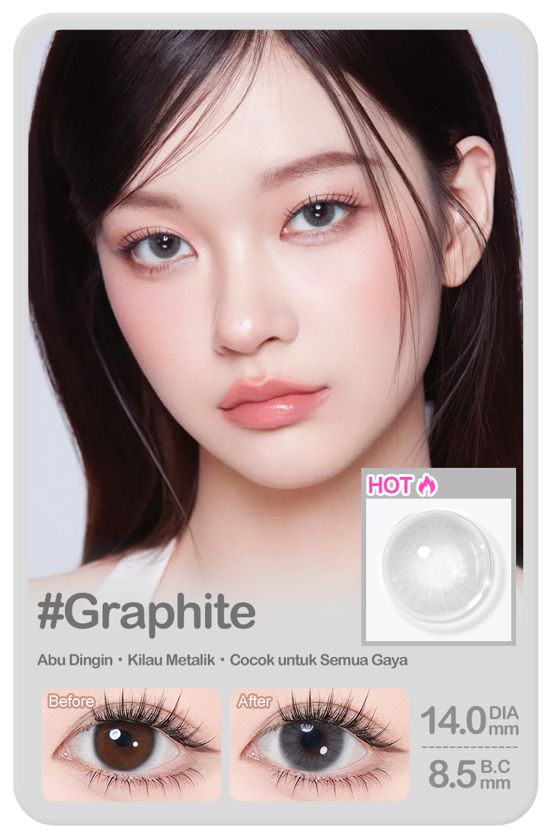 Jual [0.00 s/d -8.00] Magister softlens Minus 14.00MM Queen Ochre ...
