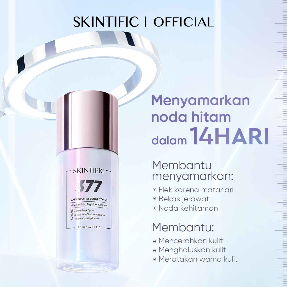 Jual SKINTIFIC - 377 Pro Dark Spot Essence Toner 80ml | Flek Hitam Brightening Whitening 6-In-1 ...