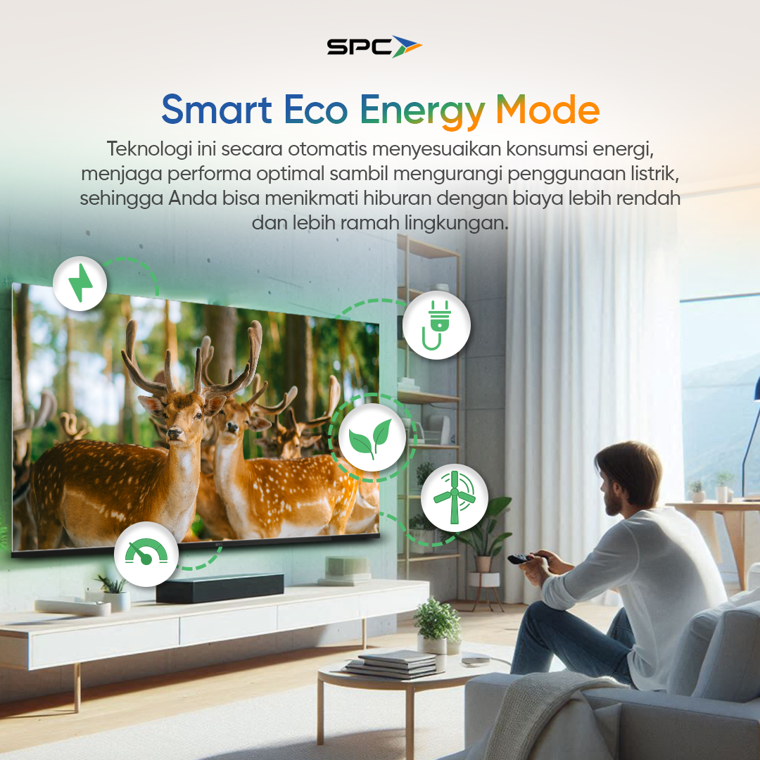 Jual SPC Smart TV 43 Inch - ST43 - Google TV43 inch FHD | Dolby Audio ...