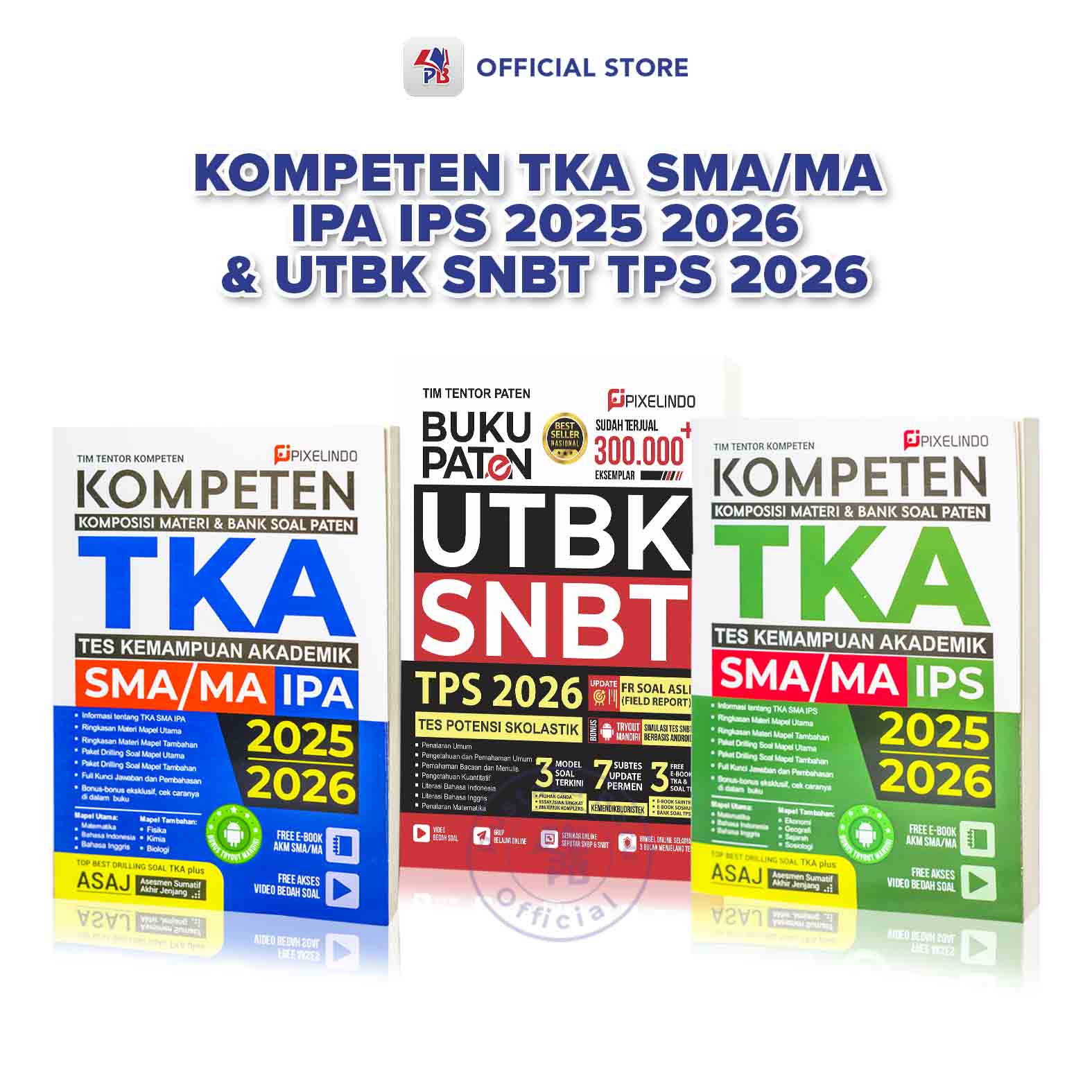 Jual Buku Paten UTBK SNBT TPS 2026 Dan Kompeten TKA SMA/MA IPA IPS 2025 - 2026 / Arruz Media ...