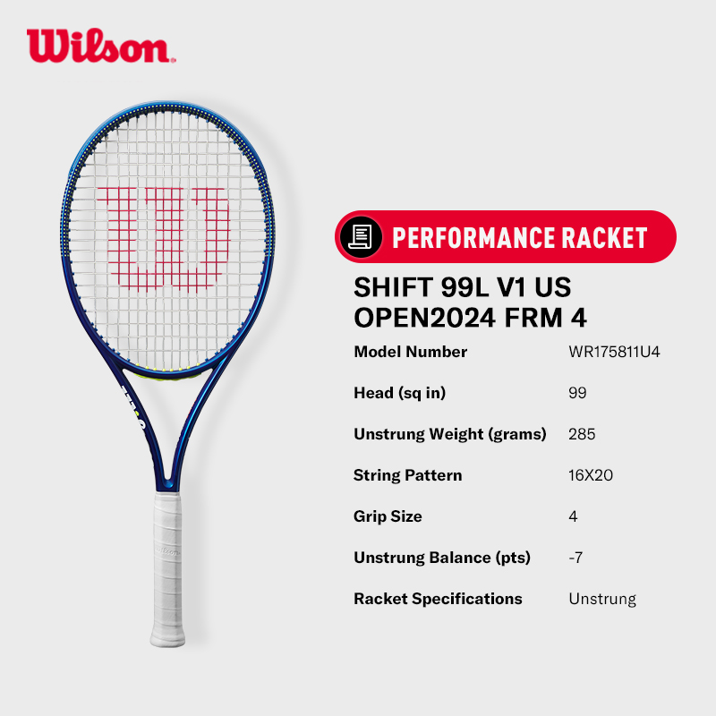 Jual Wilson US Open 2024 Shift 99L V1 Raket Tenis Performance Tennis ...
