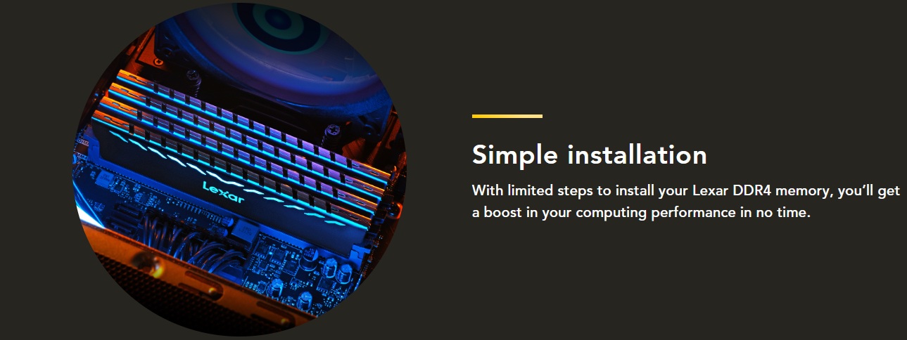 Jual Lexar Memori Thor Dark Grey DDR4 16GB 2x8GB 3200Mhz RAM Desktop ...