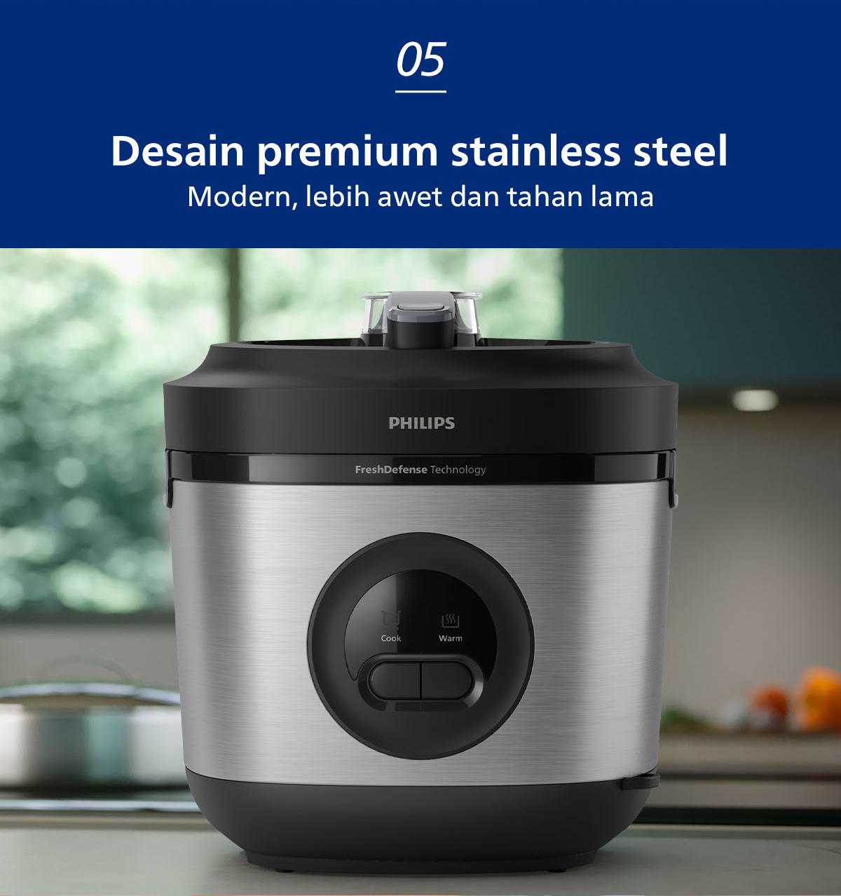 Jual Philips Rice Cooker Magicom 1.8 L - 3000 Premium Series HD3211/31 ...