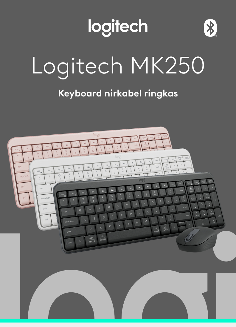 Jual Logitech MK250 Combo Mouse dan Keyboard Nirkabel Bluetooth ...