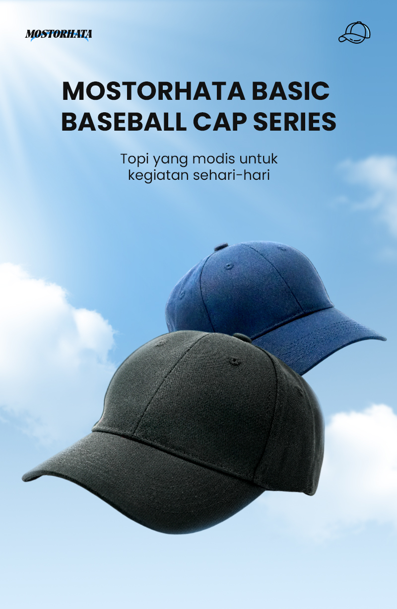 Jual OHSOME - Mostorhata/Qyounger Topi Bisbol Fashion Pria Wanita Polos ...