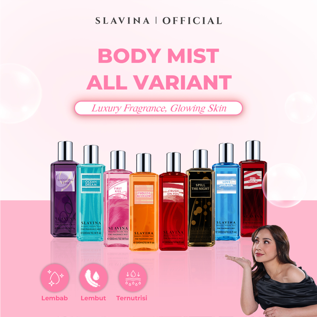 Jual Slavina Body Mist 300ml/Parfum Wanita | Shopee Indonesia