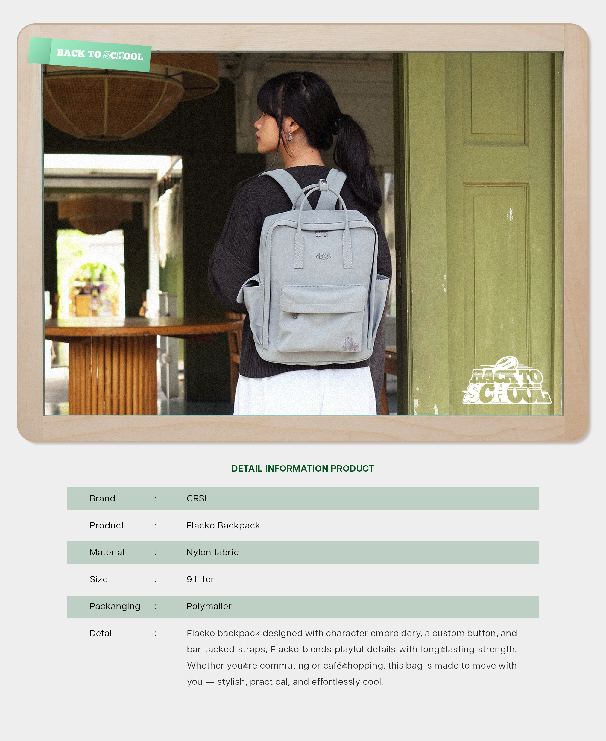 Jual CRSL Flacko Backpack I Ransel I Tas Sekolah Kuliah I Backpack ...