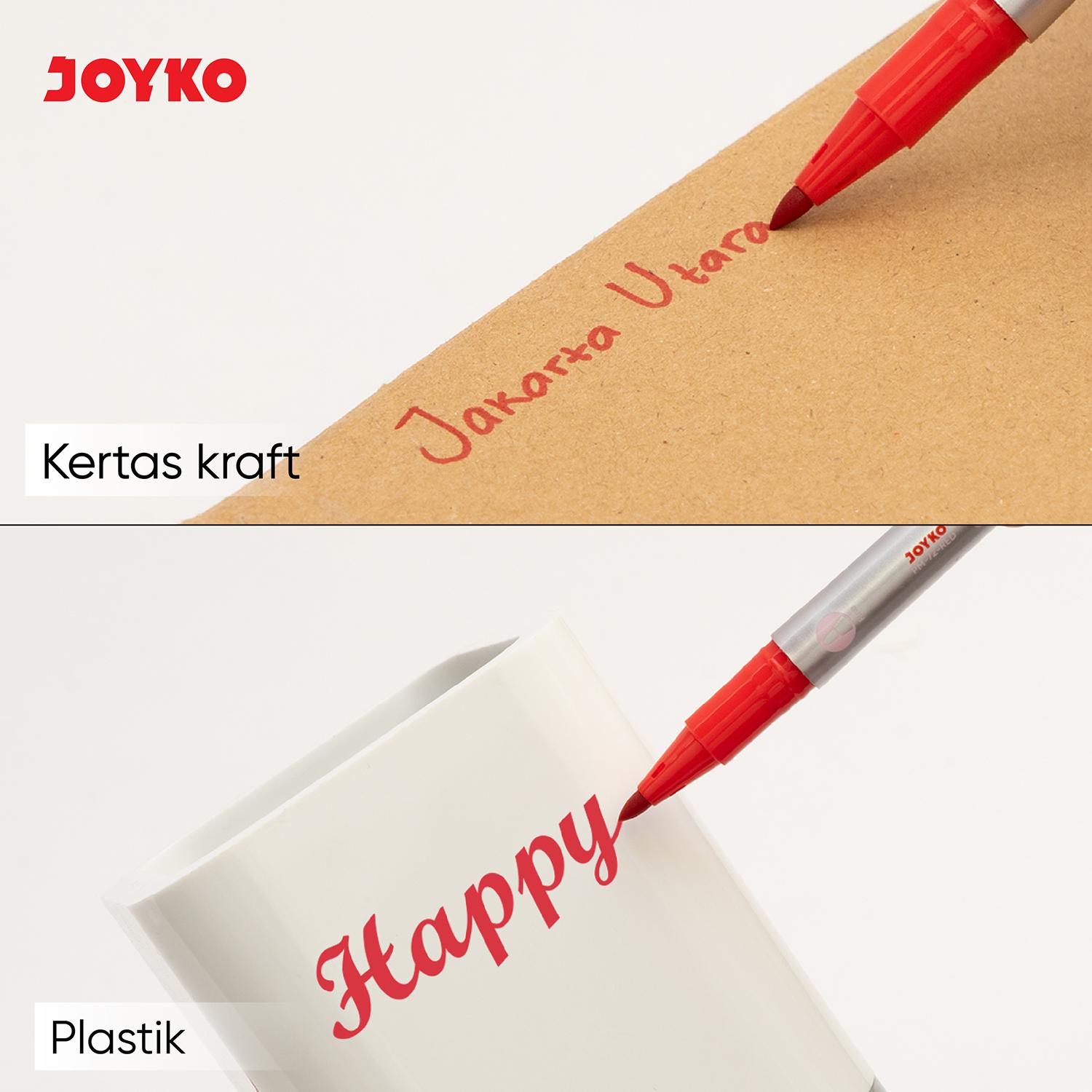 Jual JOYKO Spidol Permanen Marker 1 Pack PM-72 Isi 12 Pcs | Shopee ...