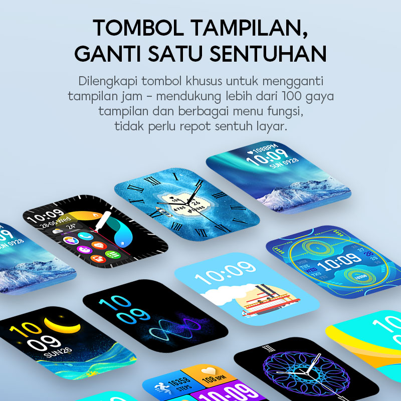 Jual VIVAN Smart Watch TFT 1.83" 130+ Sports Mode 1 ATM Professional ...