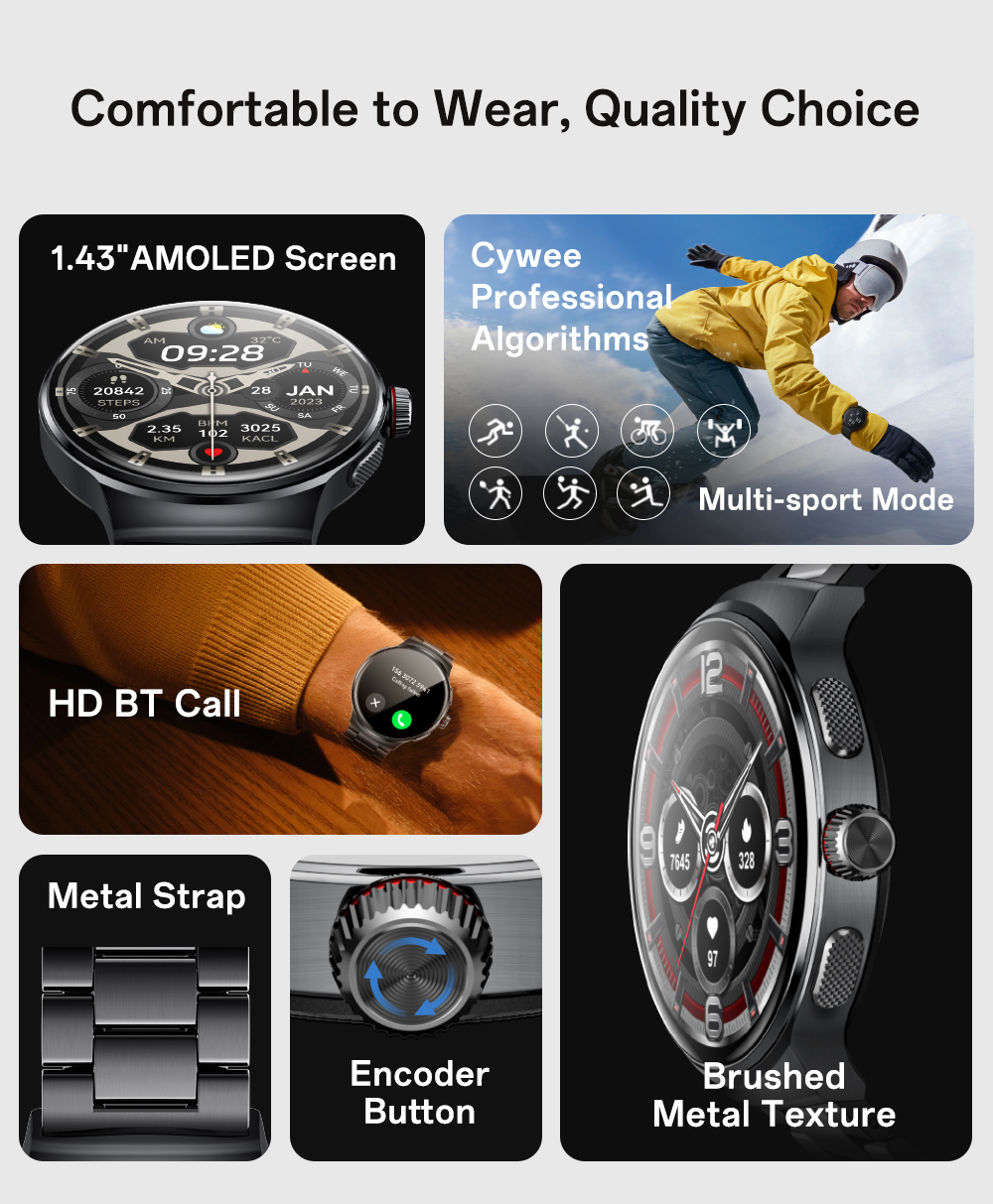 Jual Aolon Prime 3 2025 New Smartwatch Original Amoled AOD Metal logam ...