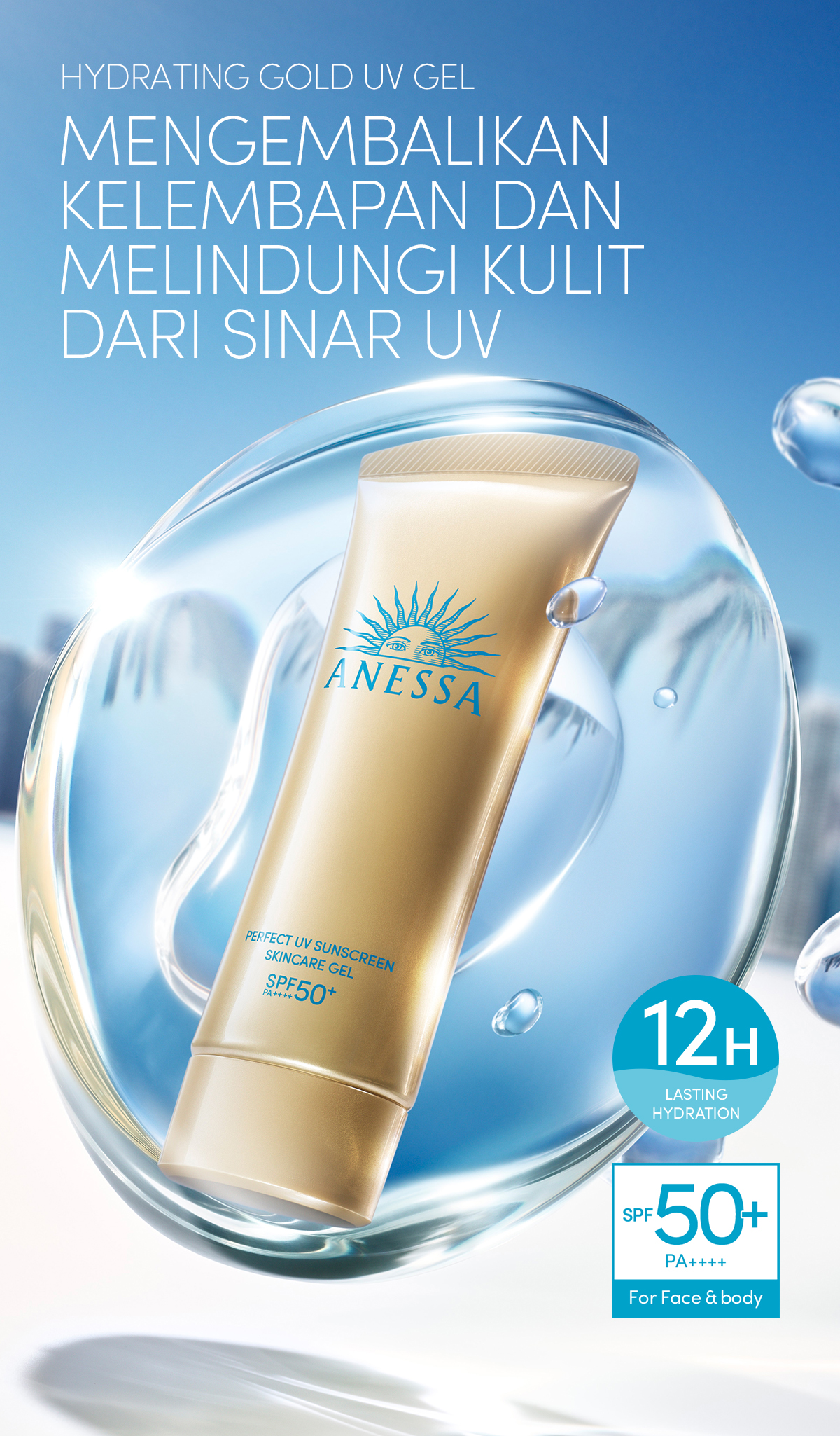 Jual Anessa - Perfect UV Sunscreen Skincare Gel SPF 50+ PA++++ 90gr - Sunscreen Kulit Normal ...