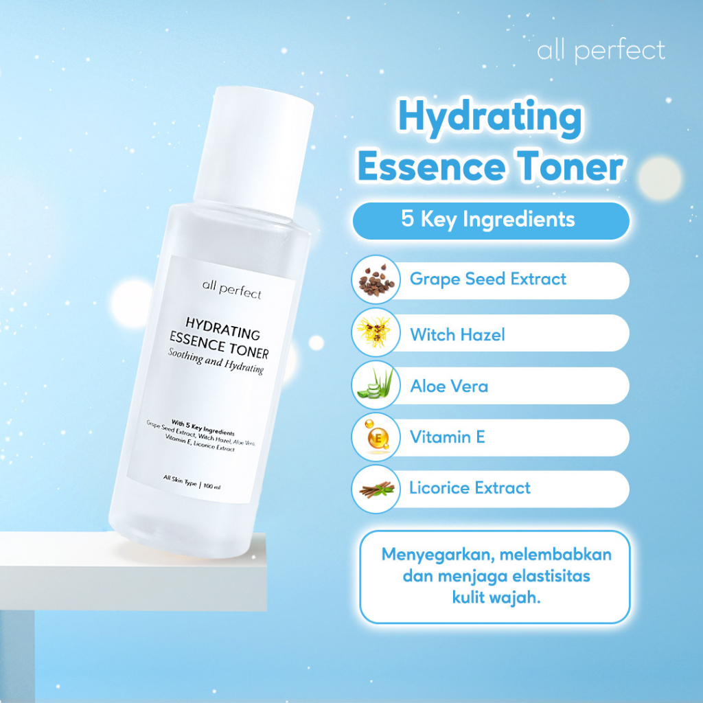 Jual All Perfect Hydrating Essence Toner Maximum Refreshment - 100 ML ...