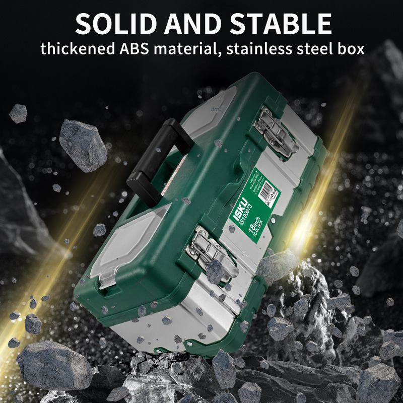 Jual ISKU Tool Box 20 inch Material Stainless Steel Toolbox Tool Box 15 ...