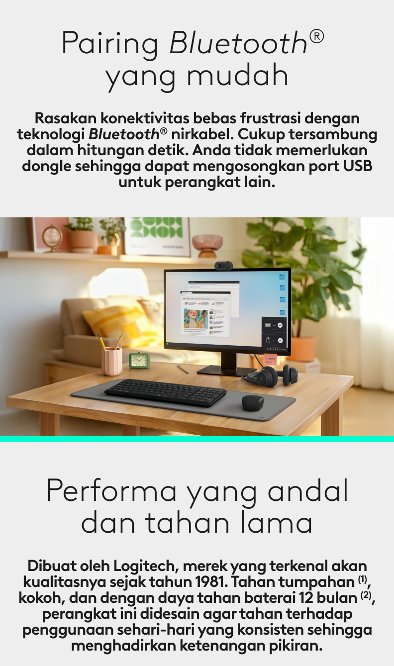 Jual Logitech MK251 Combo Mouse dan Keyboard Nirkabel Bluetooth ...