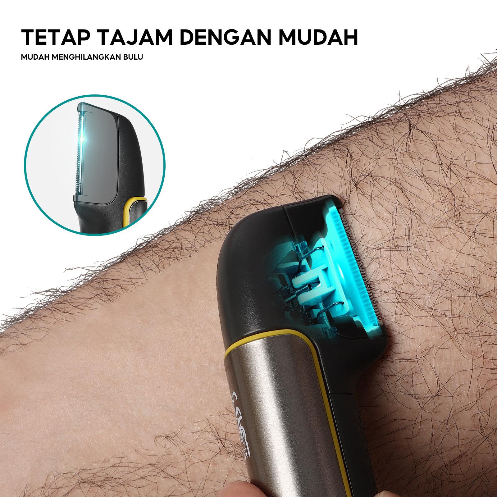 Jual BOMIDI Alat Cukur Multifungsi Listrik HT1 Alat Cukur yang Dapat Ditarik Alat Cukur Cerdas ...