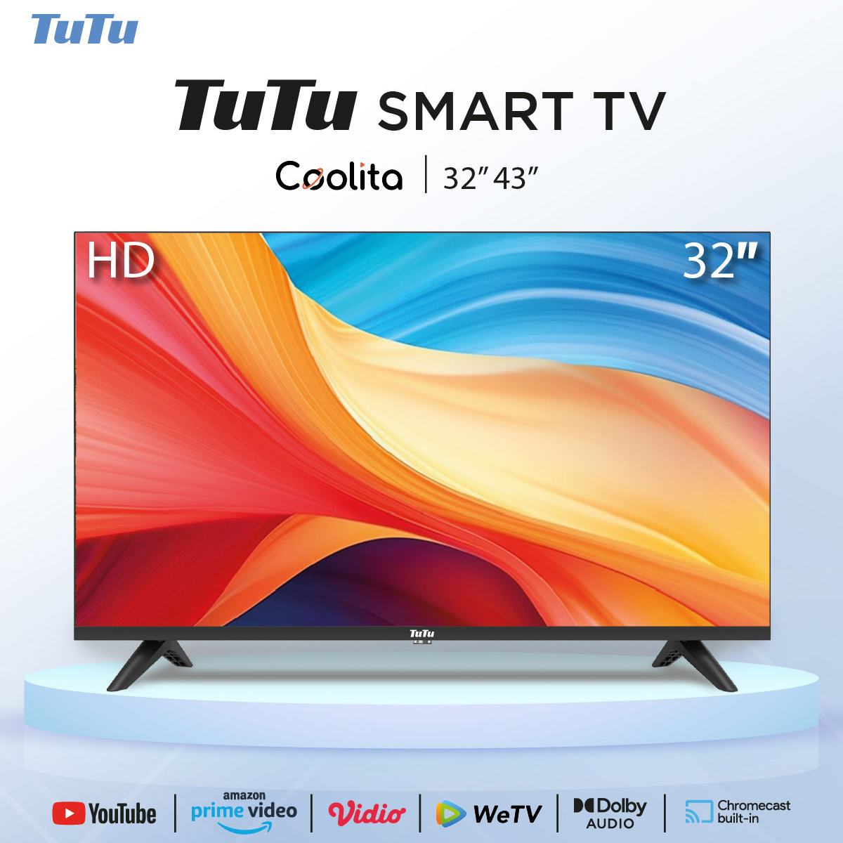 Jual TUTU Smart TV 43inch Coolita 3.0 FHD Dolby Audio Digital Televisi ...