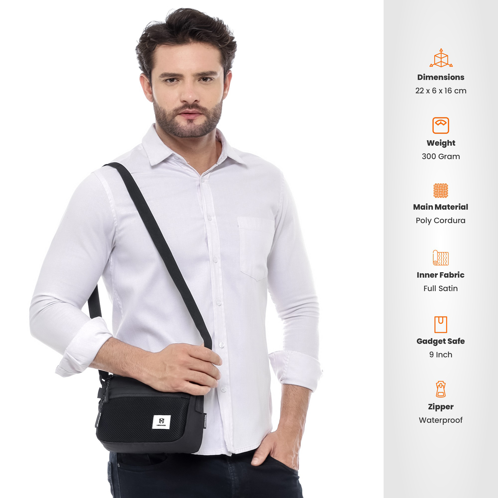 Jual Mr Mads - Farrell - Sling Bag Tas Selempang Pria AUTHENTIC ...