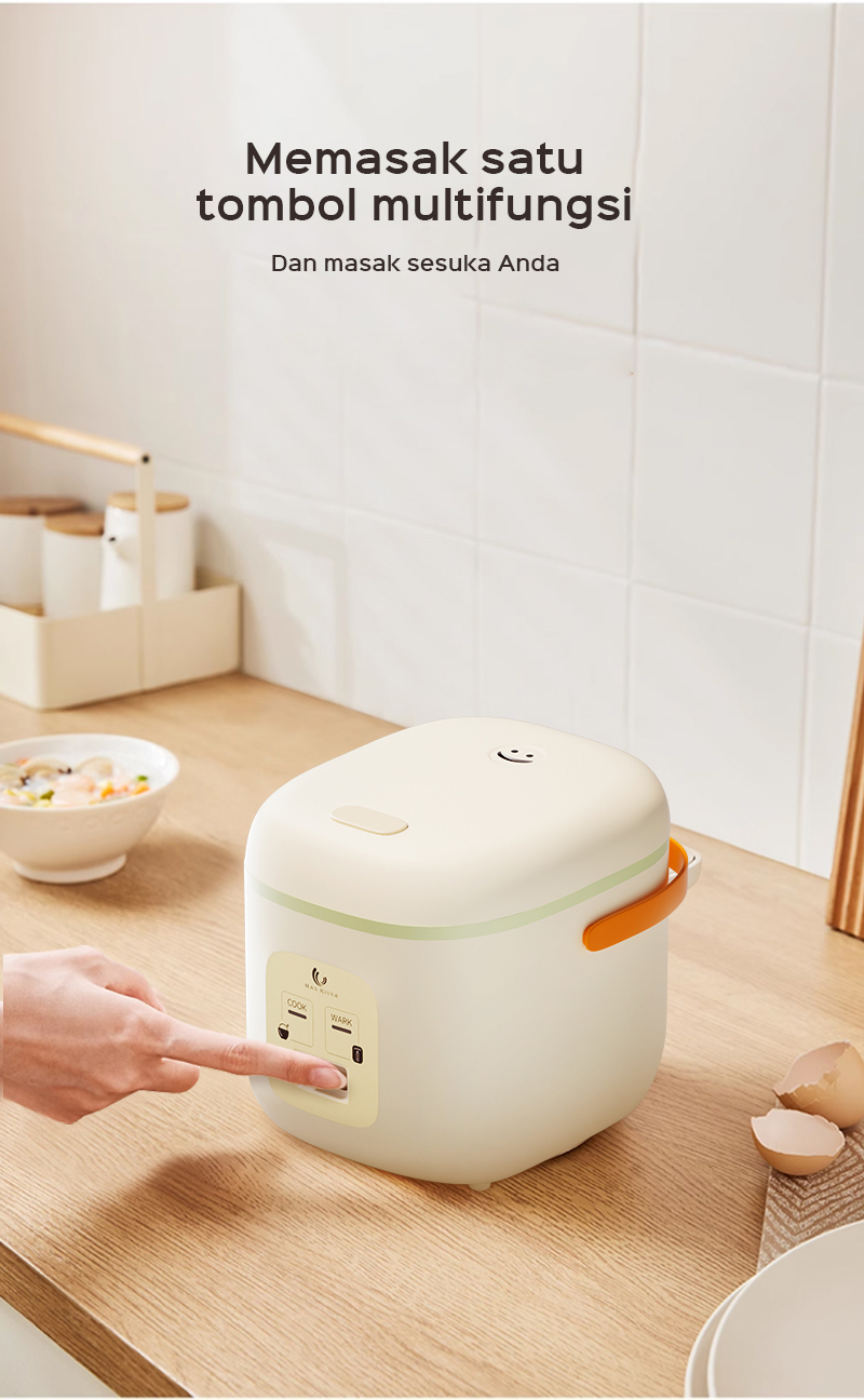 Jual HAN RIVER Rice Cooker 0.8L Magic Com Mini 400watt HRRC04-03 ...