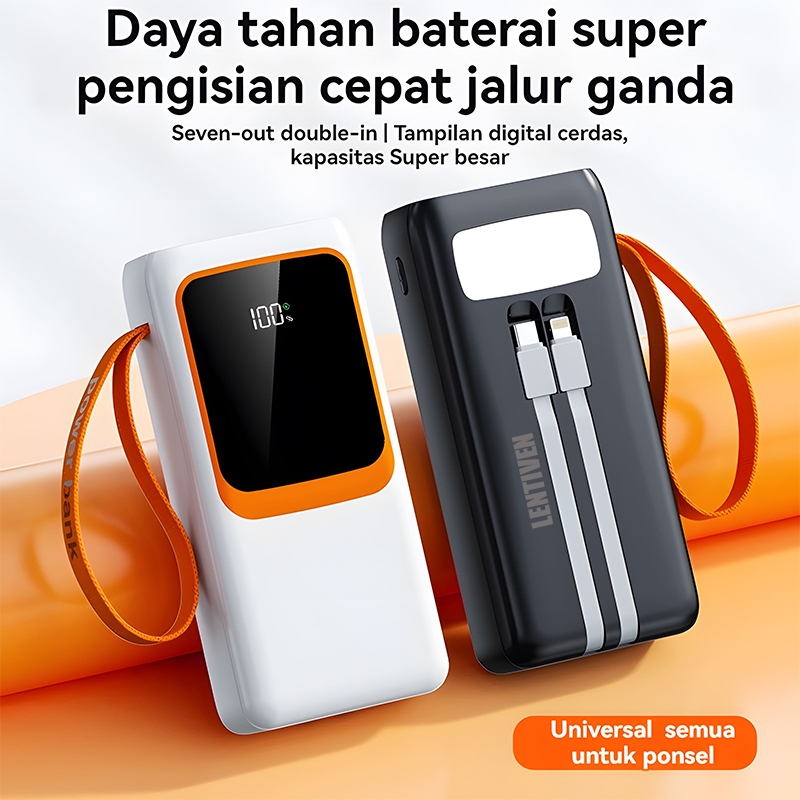 Jual LIANGWE LENTIVEN Powerbank 60000Mah Fast Charging With Kabel Data ...