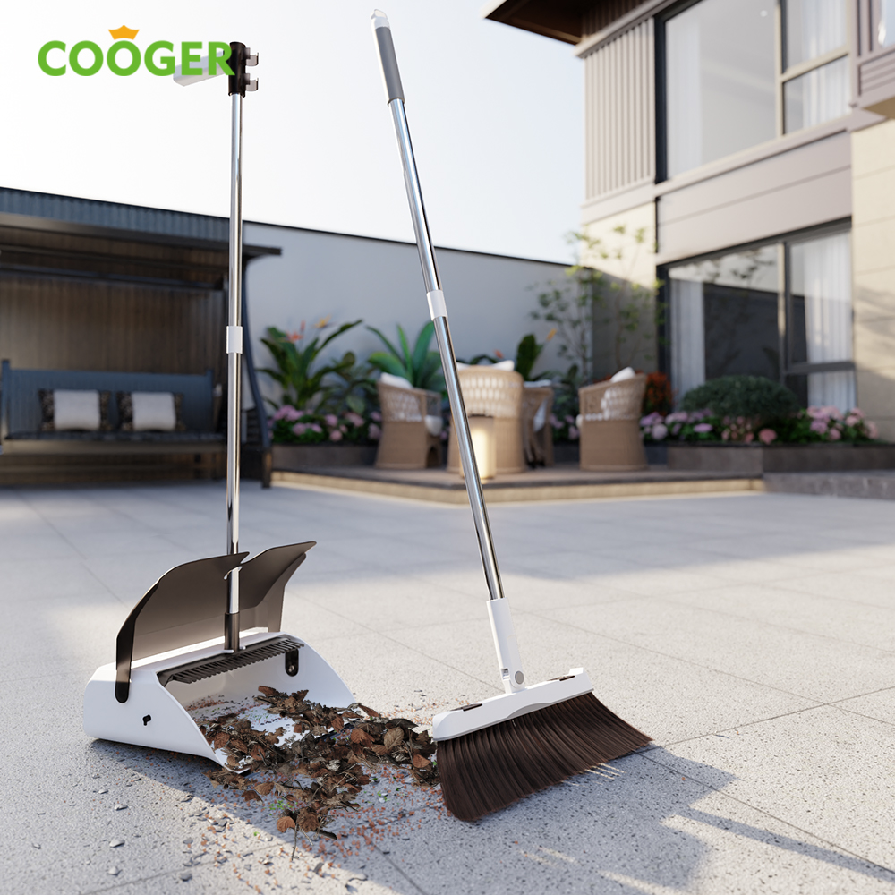 Jual COOGER Homeliving Set 2in1 Sapu + Pengki Lipat Broom Set Dustpan ...