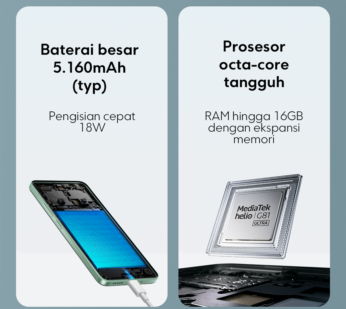 Jual POCO C75 (6/128GB) (8/256GB) | Layar 6,88" | 50MP AI | Refresh rate 120 Hz | Baterai 5 ...