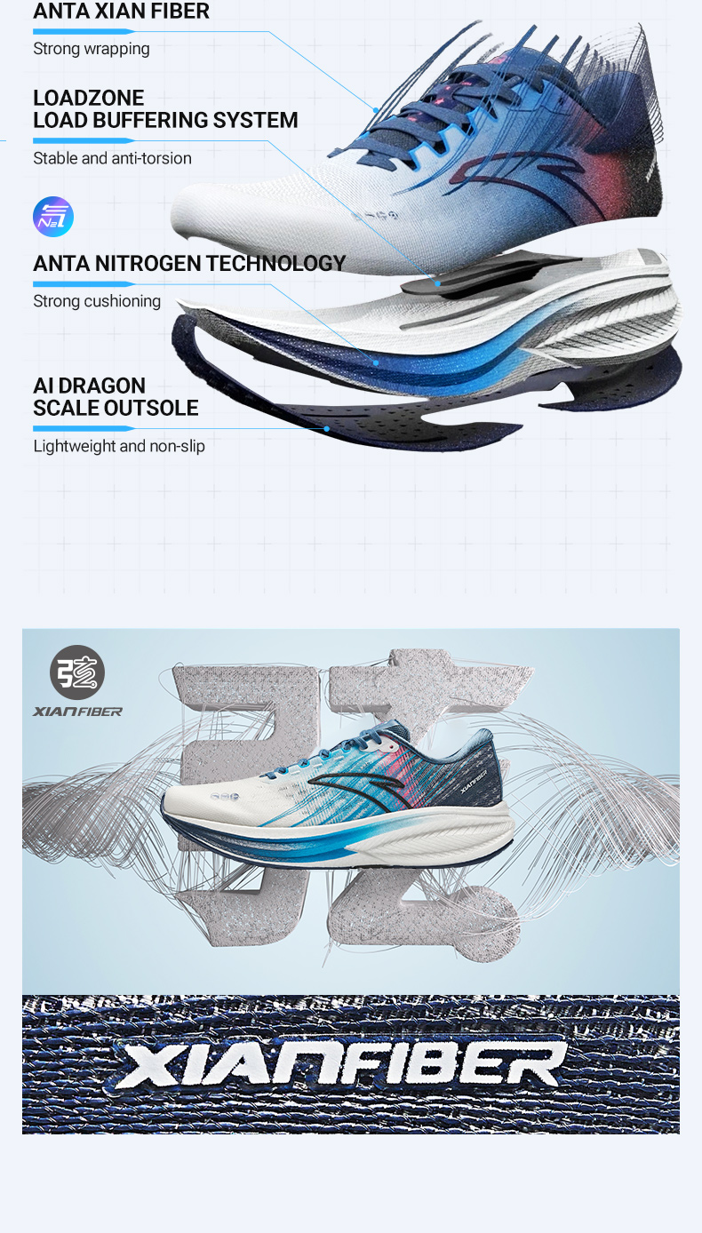 Jual [20KM+] ANTA G21 3 Sepatu Lari Pria Sepatu Sneakers Pria Sepatu Olahraga Running Shoes ...