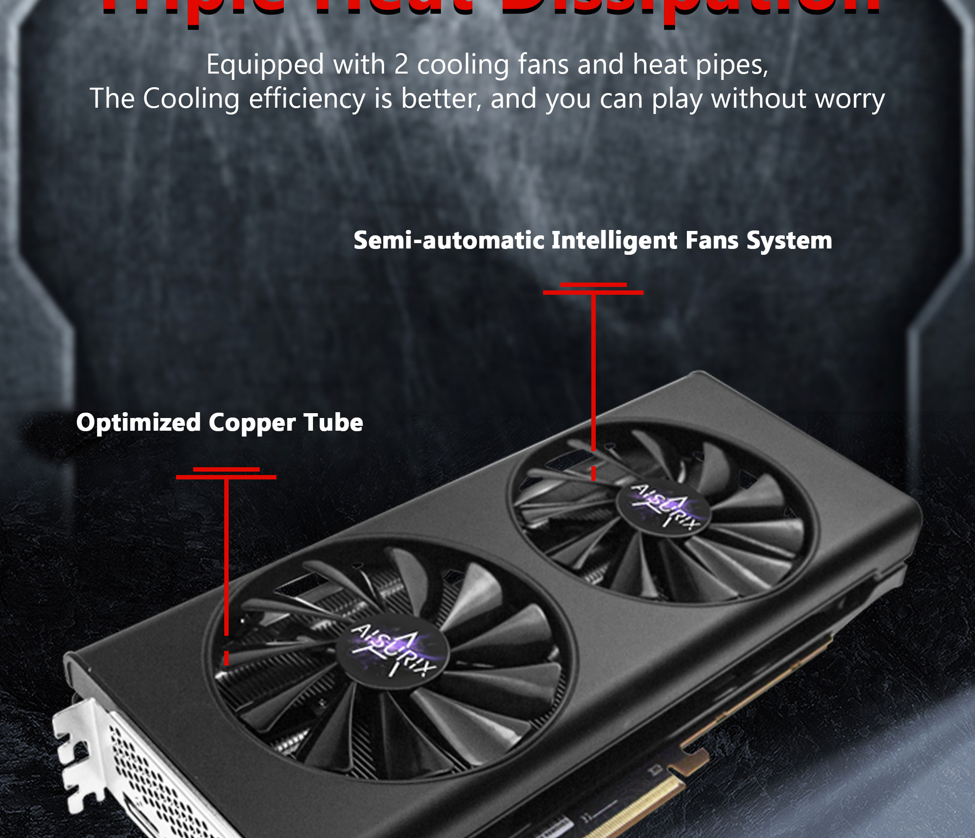 Jual AISURIX VGA Card RX 5600 XT 6GB 192BIT 2304SP GDDR6 HDMI PCIE 4.0 ...